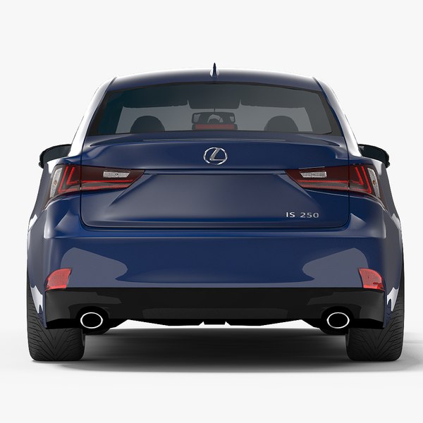 lexus 250 3d model