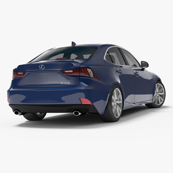 lexus 250 3d model