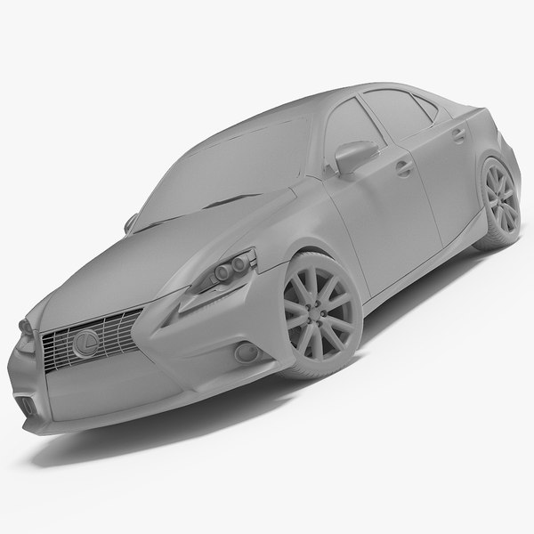 lexus 250 3d model