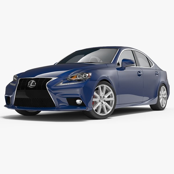 lexus 250 3d model