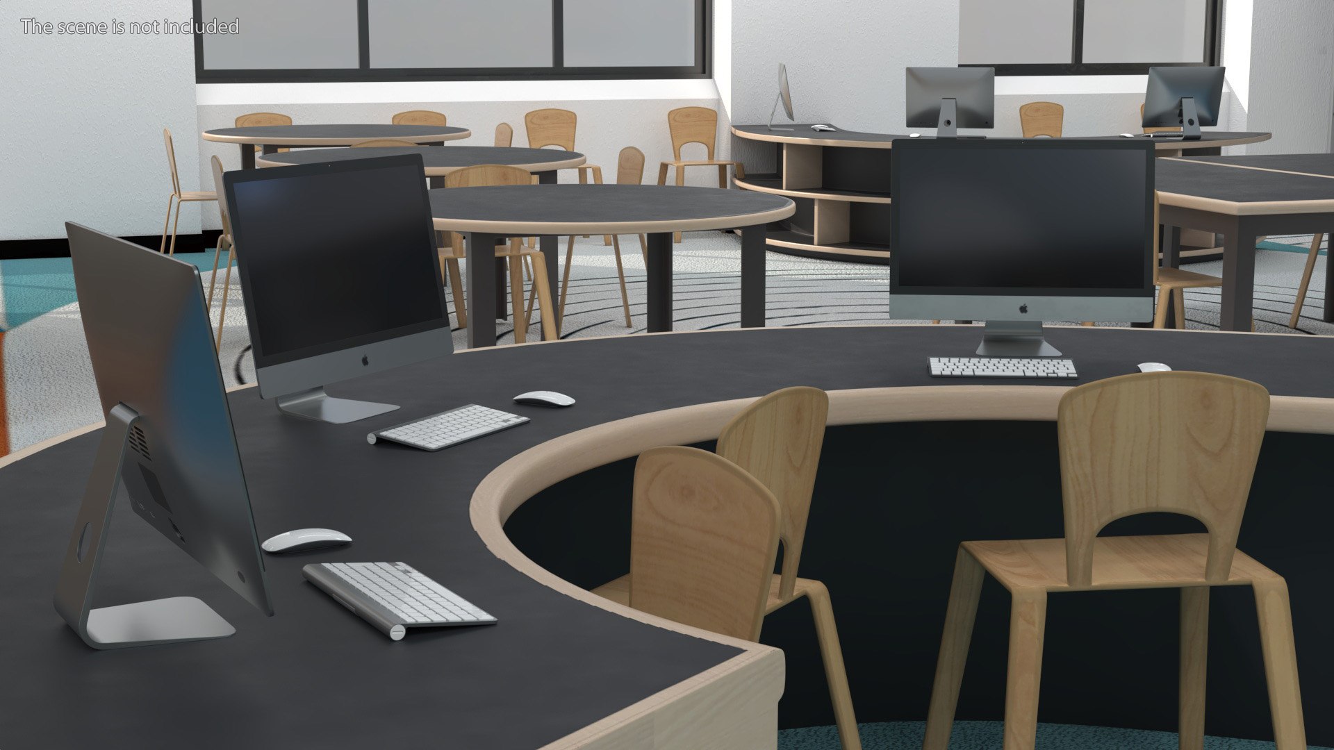 3D Library Table S Shape Model - TurboSquid 2320603