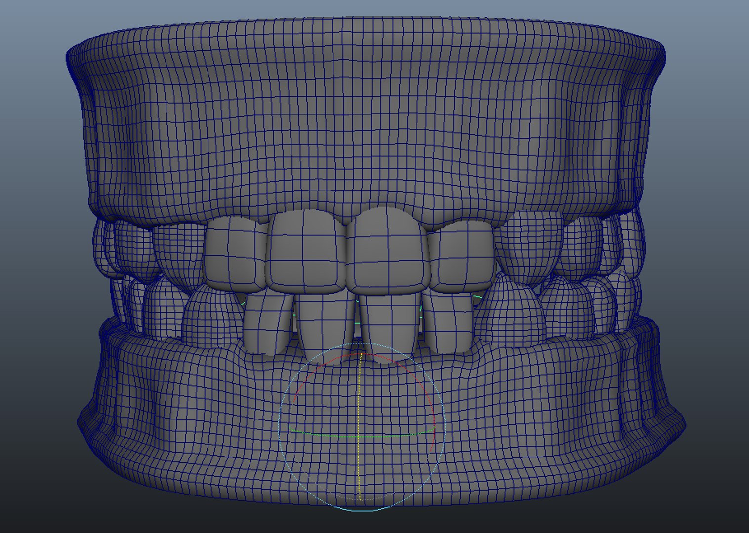Human Jaw Tongue Teeth 3d Obj