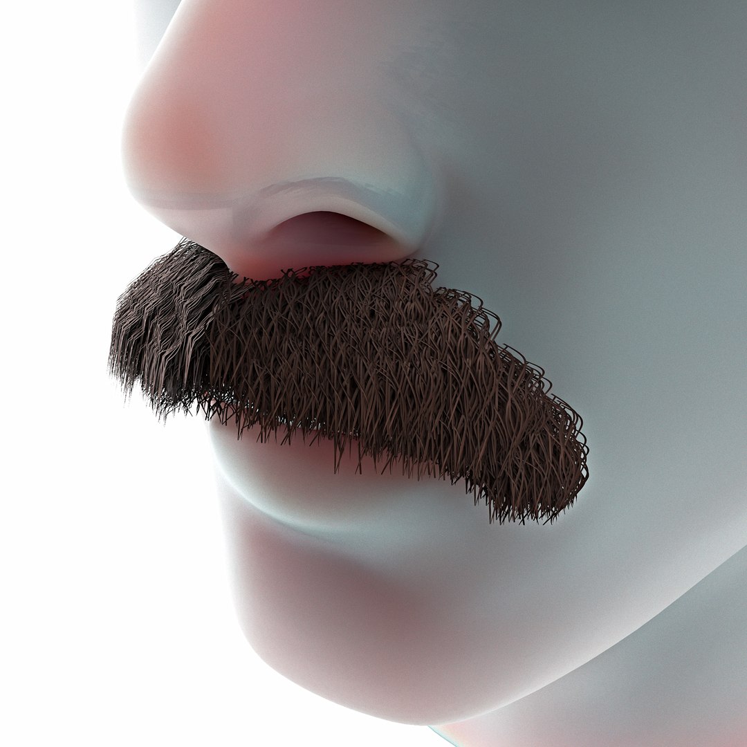Mustache Model - TurboSquid 1426117