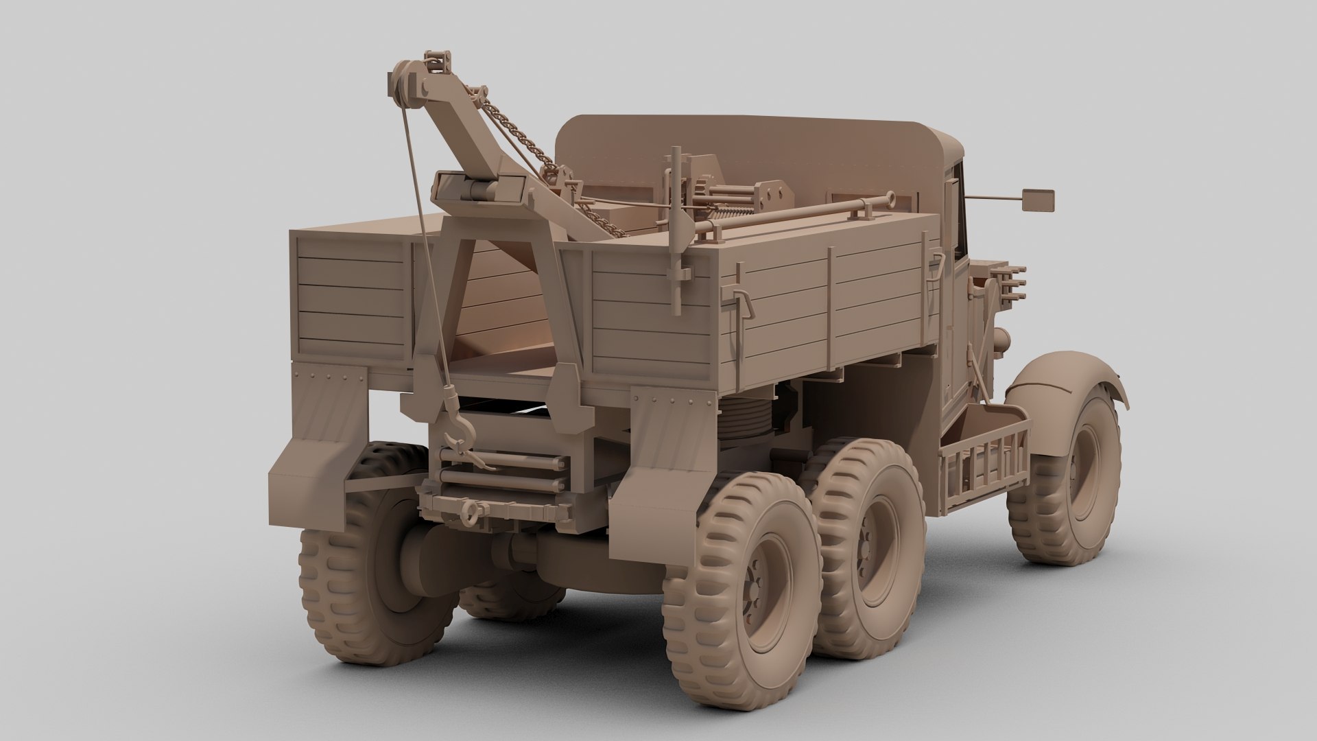 Ww2 Scammell Pioneer Recovery 3D Model - TurboSquid 1523160