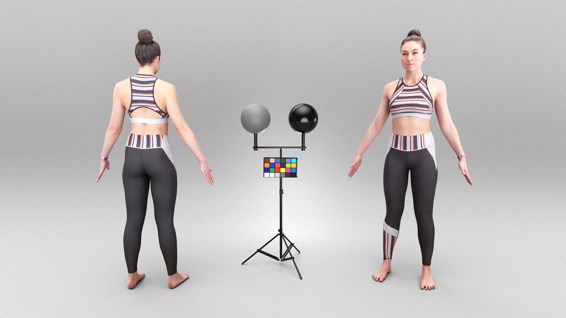 3D Fitness Woman Ready For Animation 454 - TurboSquid 2204449