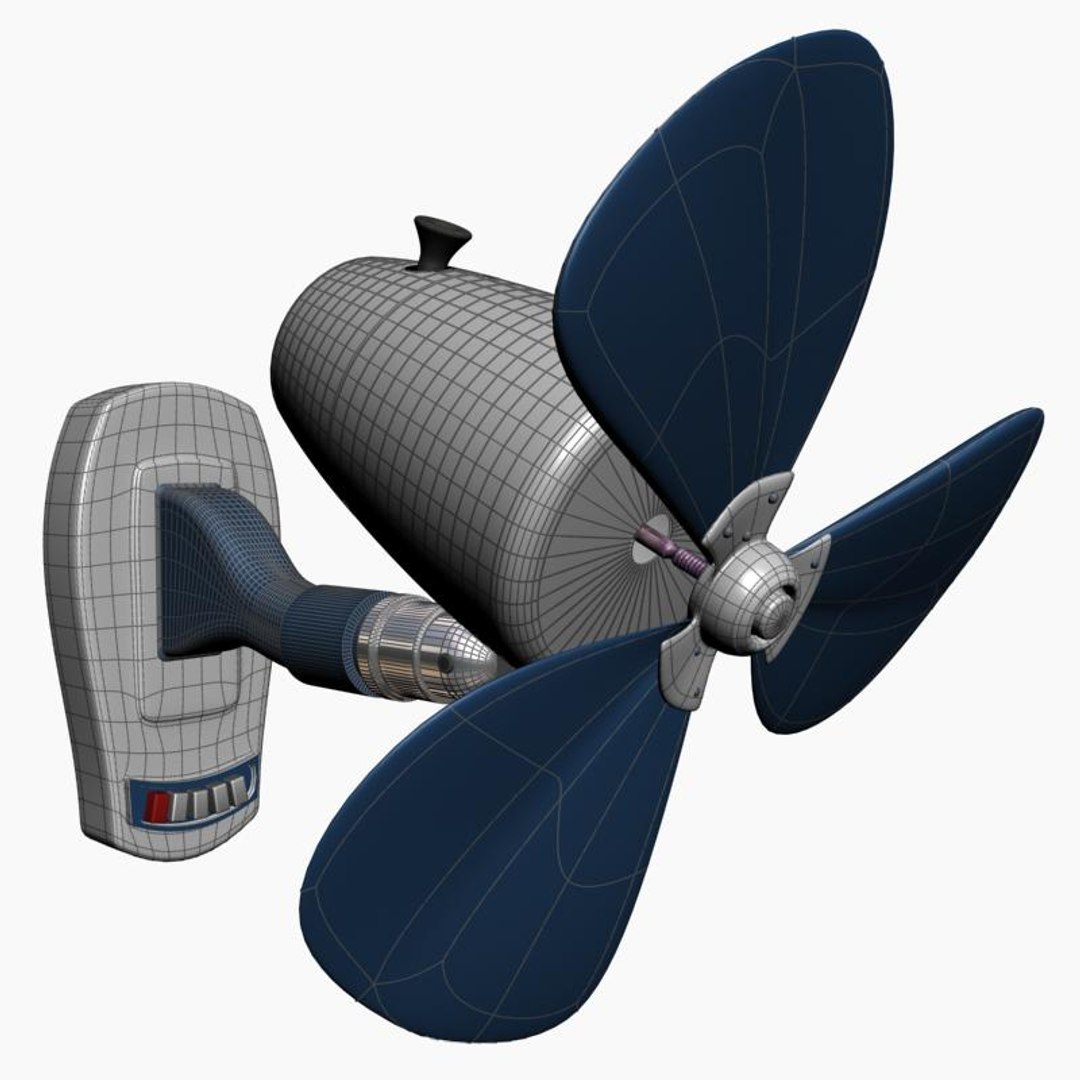 Functional Wall Fan 3d 3ds