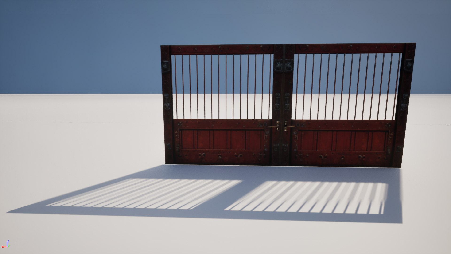 Metal Gate 1 3D - TurboSquid 2272063