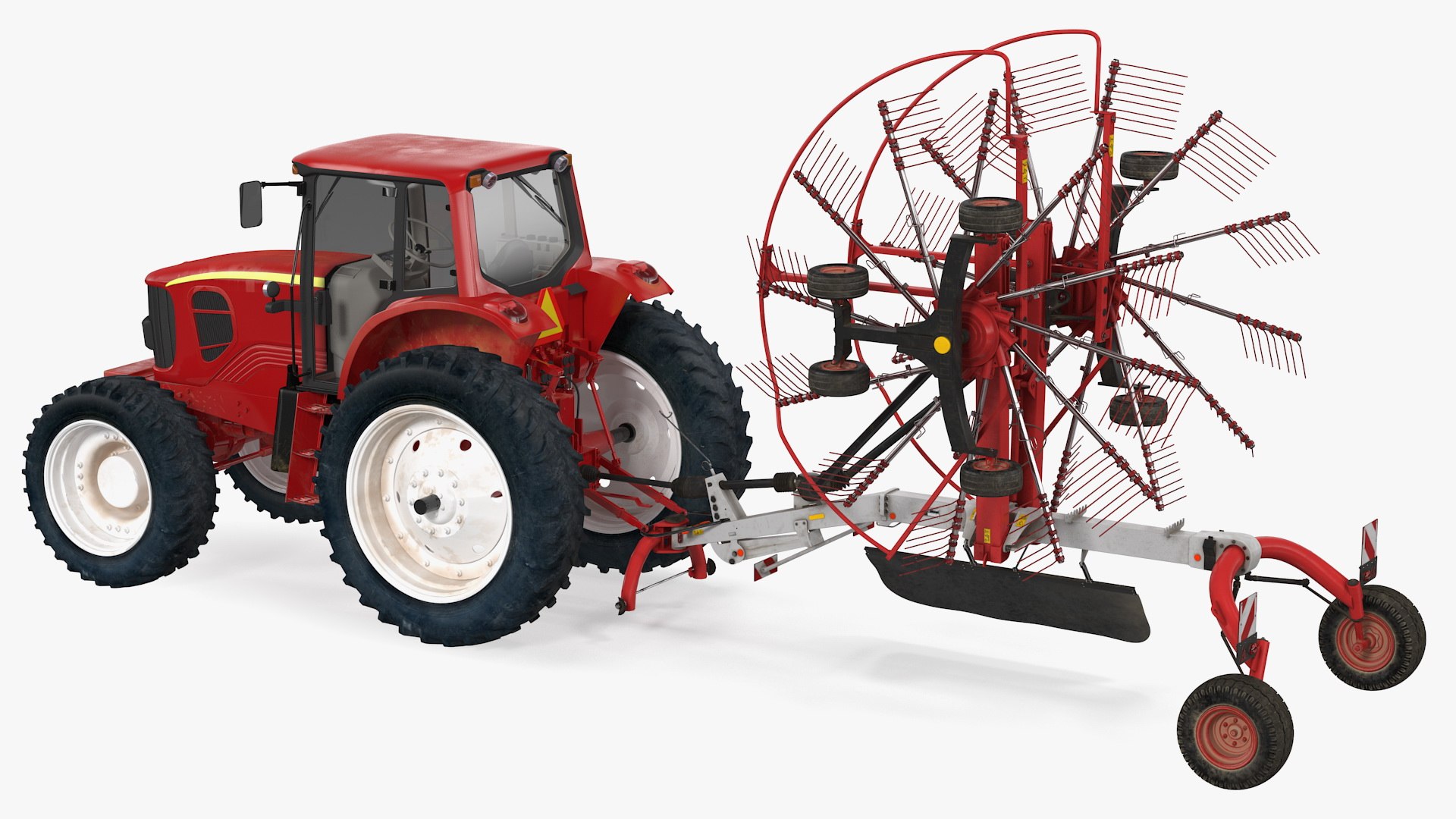 Tractor used twin rotary 3D model - TurboSquid 1521262