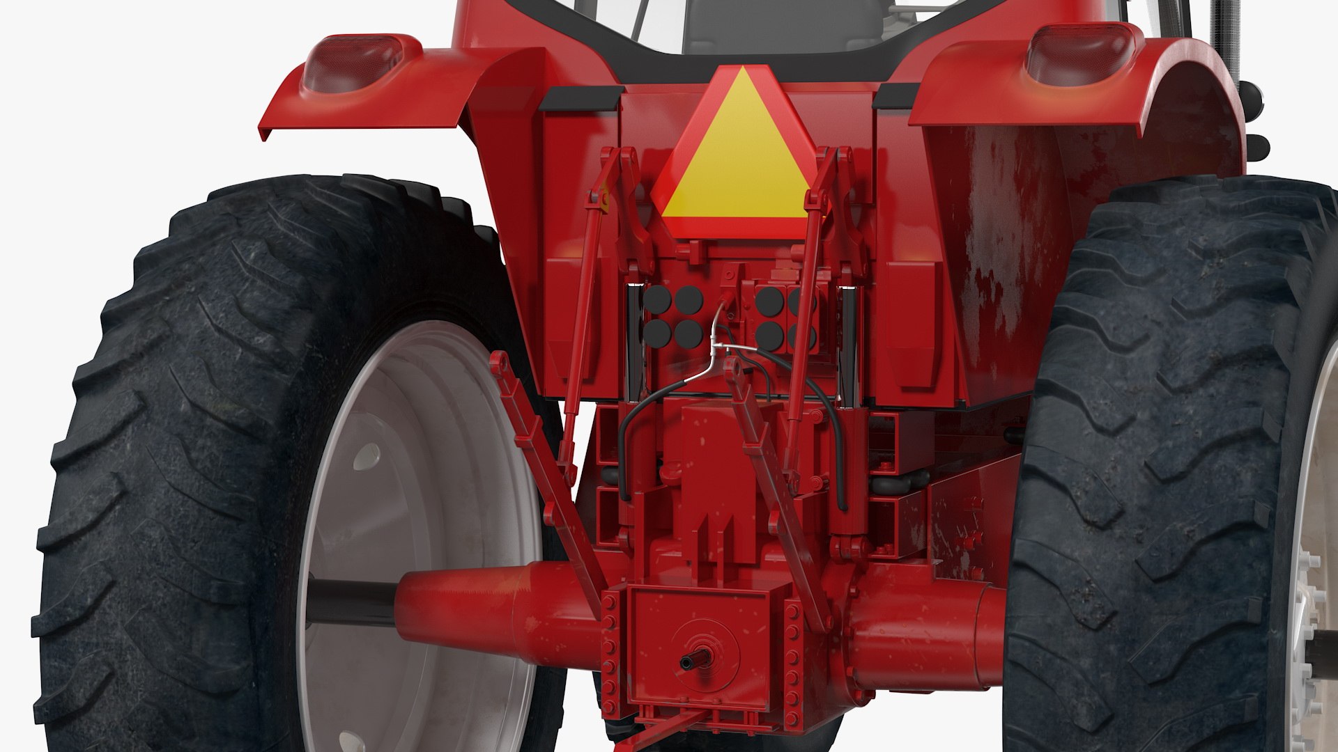 Tractor used twin rotary 3D model - TurboSquid 1521262