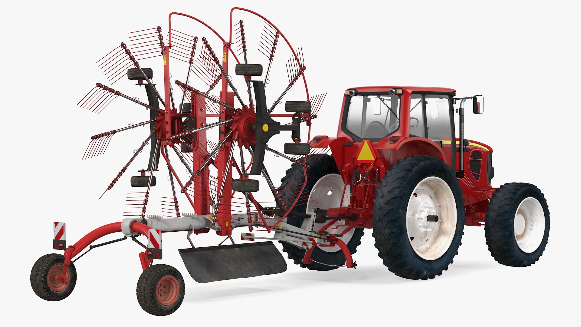 Tractor used twin rotary 3D model - TurboSquid 1521262
