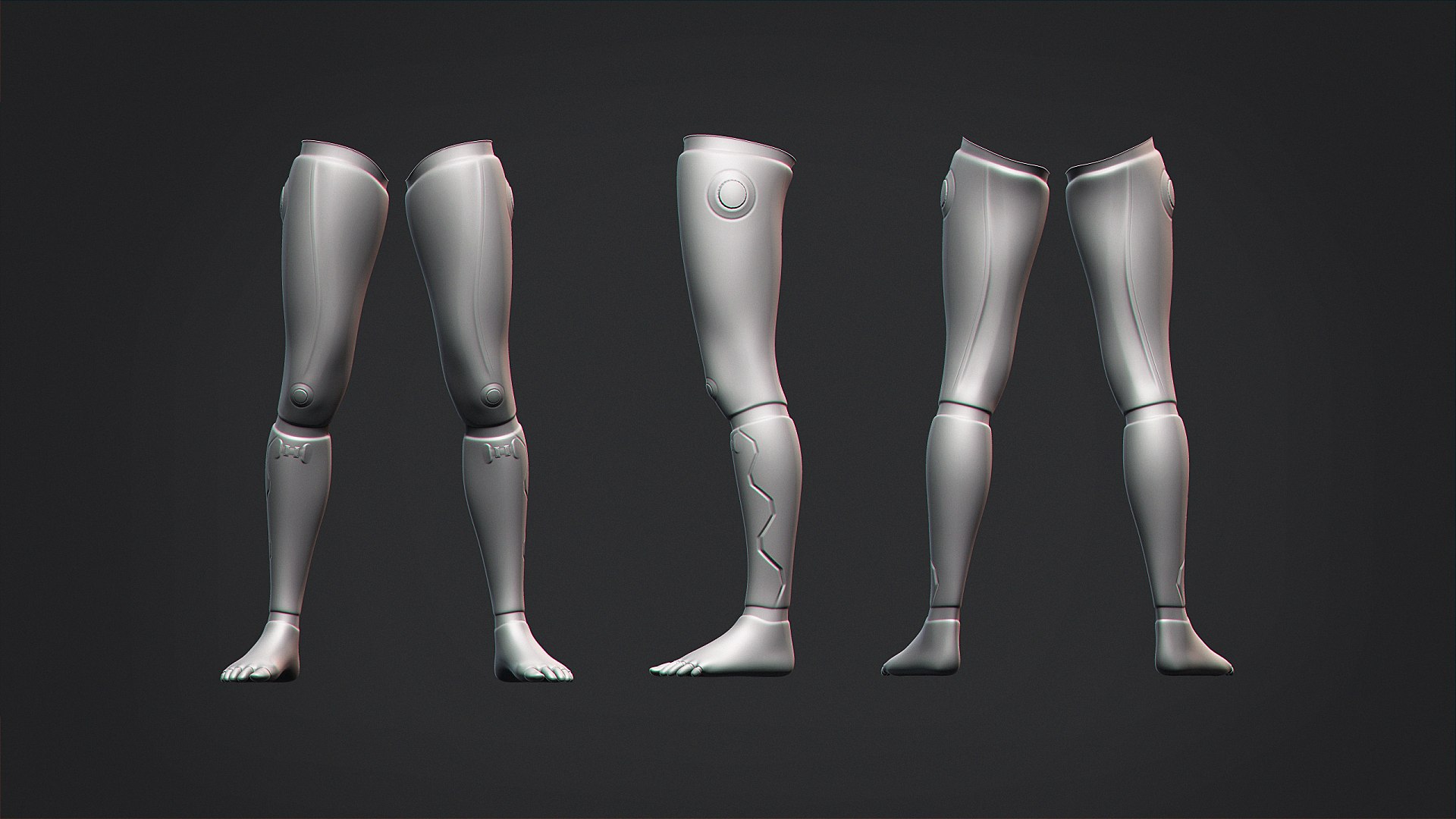 3D Male Robot Base Mesh - TurboSquid 1849616