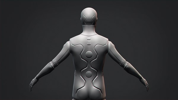 3D Male Robot Base Mesh - TurboSquid 1849616
