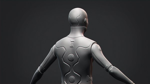 3D Male Robot Base Mesh - TurboSquid 1849616
