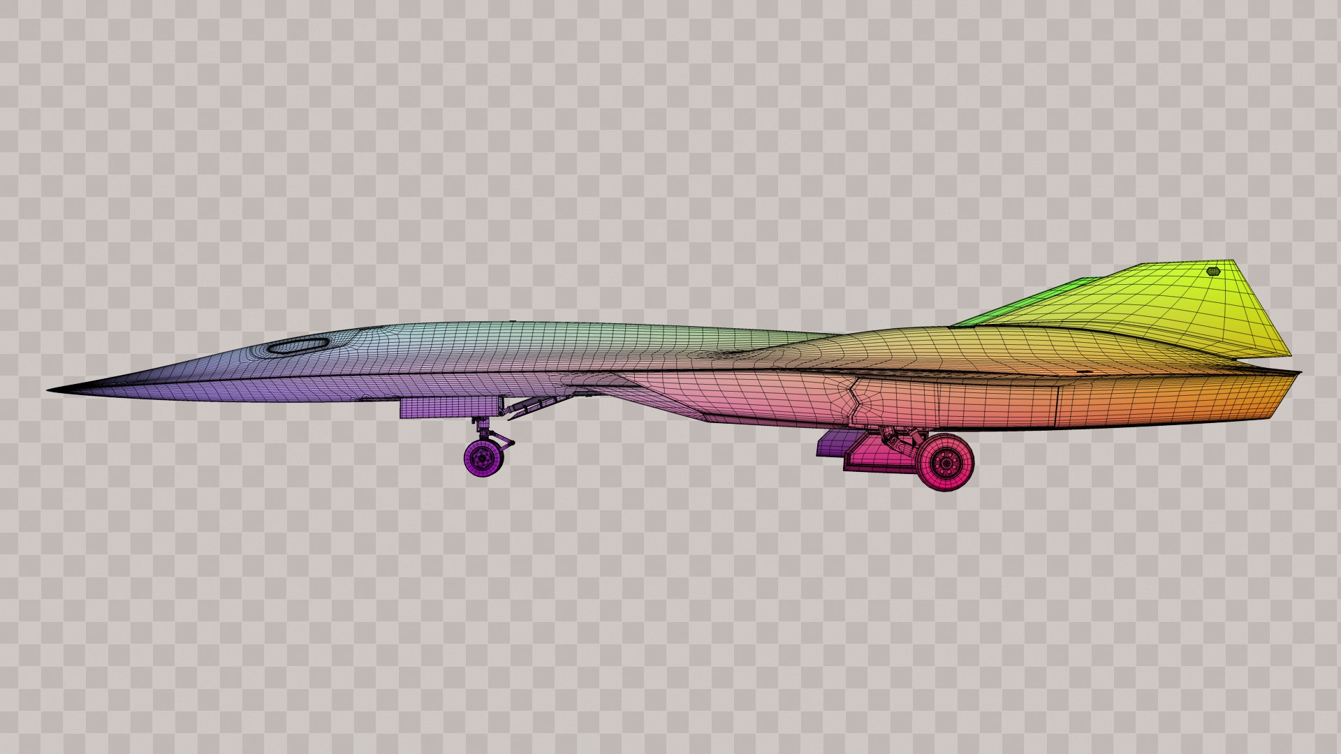 SR-72 Darkstar From Top Gun Maverick 3D Model - TurboSquid 2068606