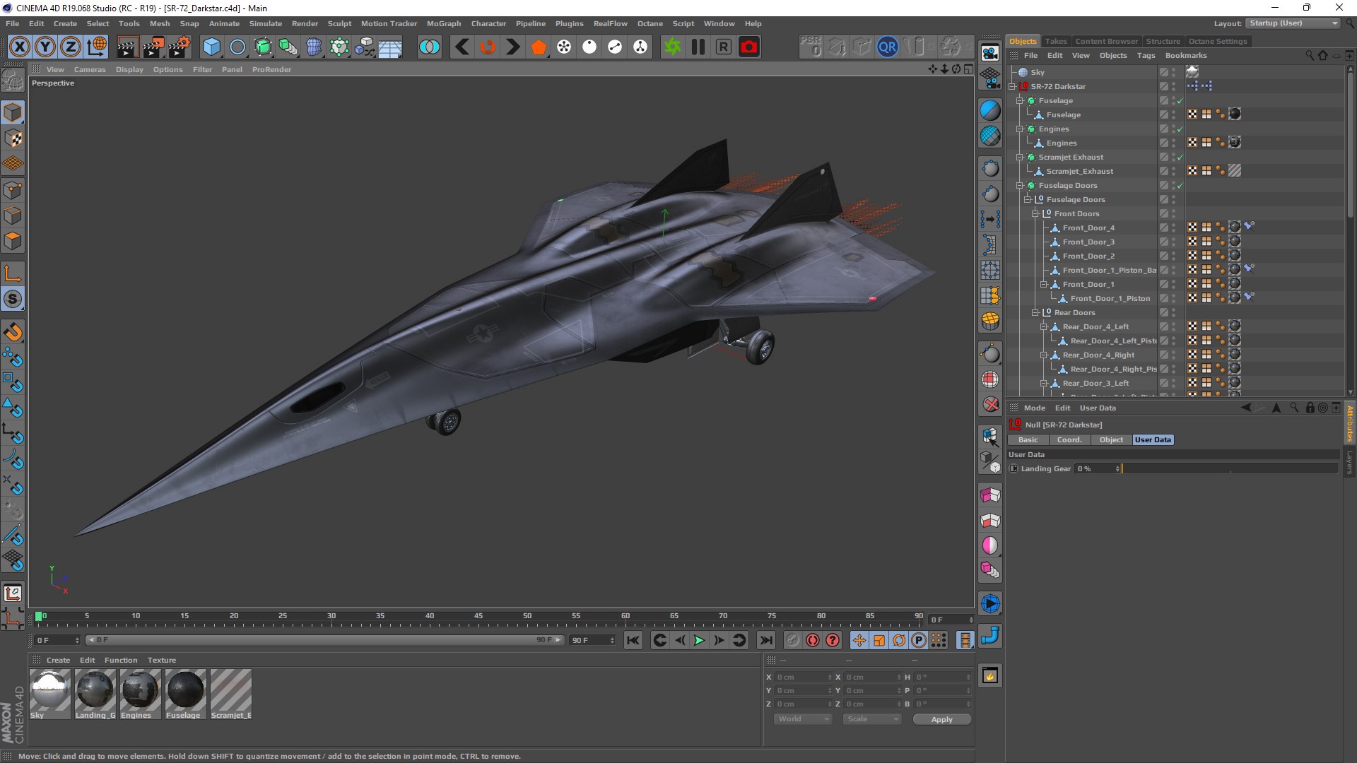SR-72 Darkstar from Top Gun Maverick 3D model - TurboSquid 2068606