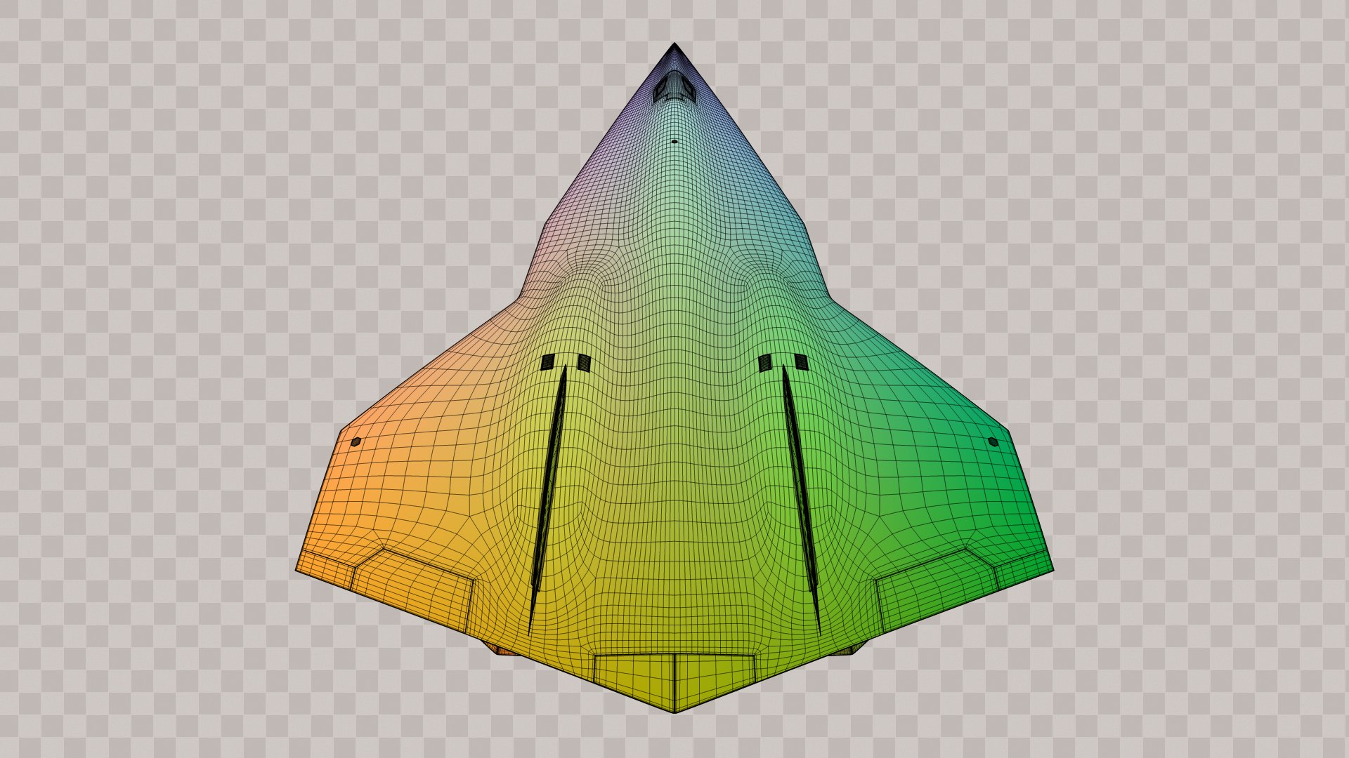 SR-72 Darkstar From Top Gun Maverick 3D Model - TurboSquid 2068606