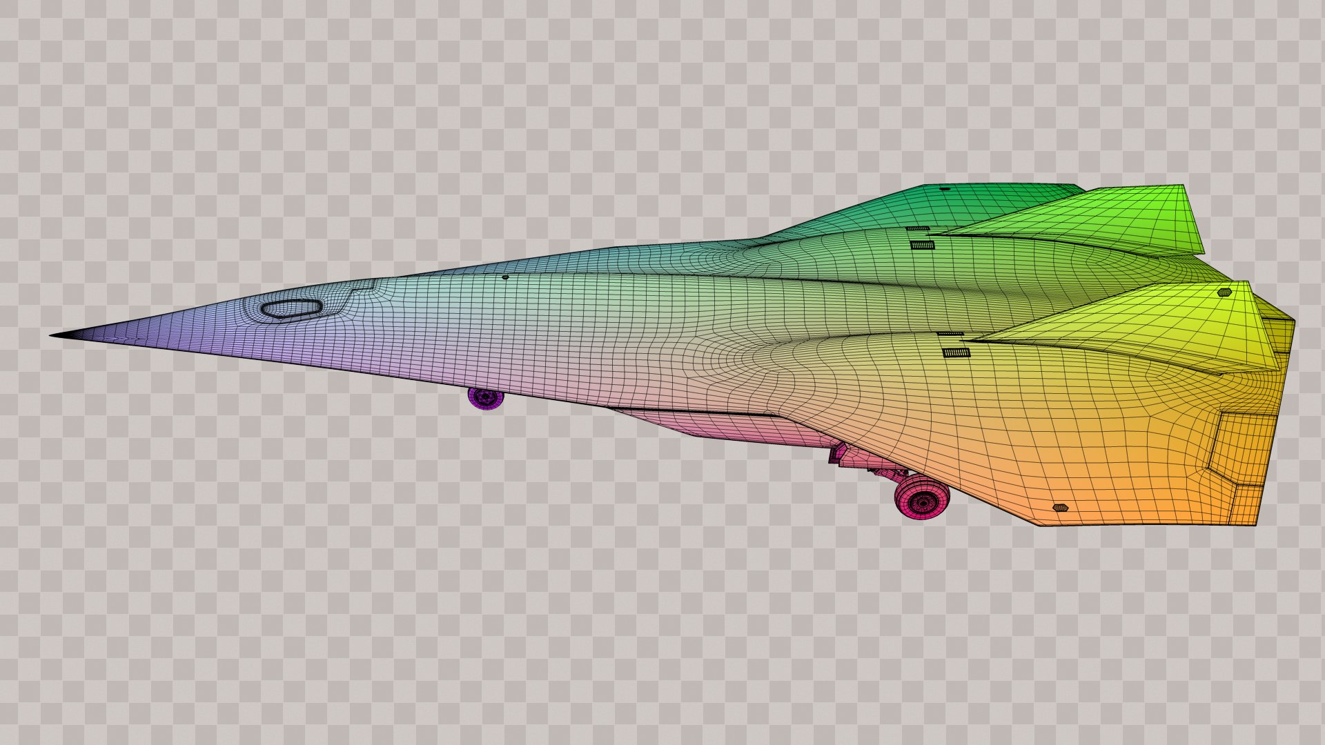 SR-72 Darkstar From Top Gun Maverick 3D Model - TurboSquid 2068606