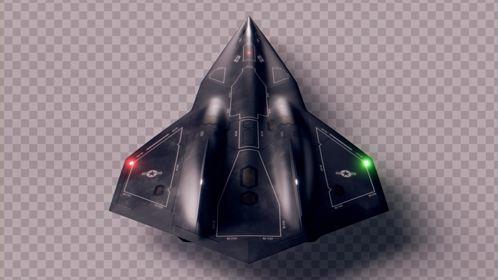SR-72 Darkstar From Top Gun Maverick 3D Model - TurboSquid 2068606