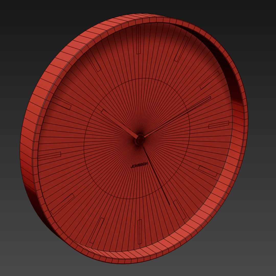 Wall Clock Set 46 Model - TurboSquid 1594227