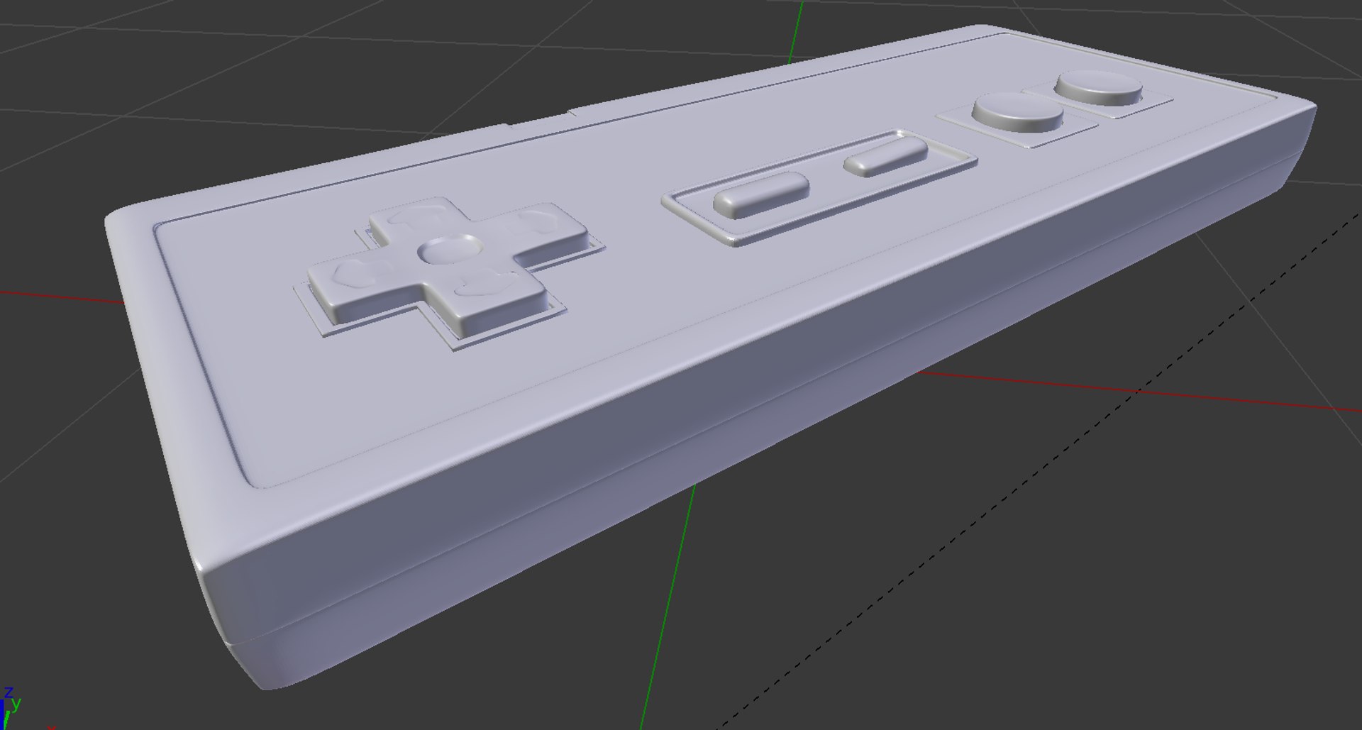 3D Controller Nes Model - TurboSquid 1284436