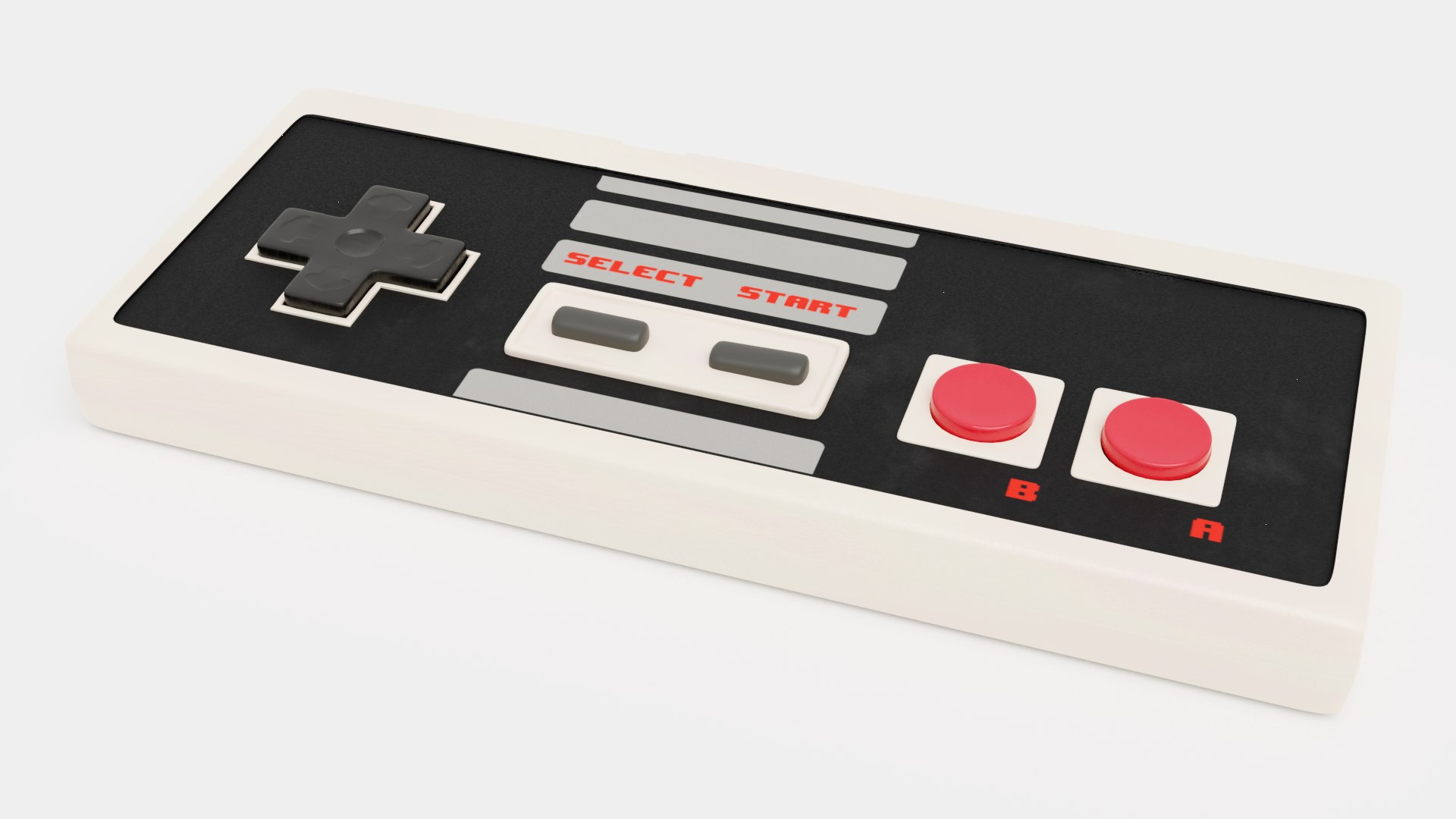 3D Controller Nes Model - TurboSquid 1284436
