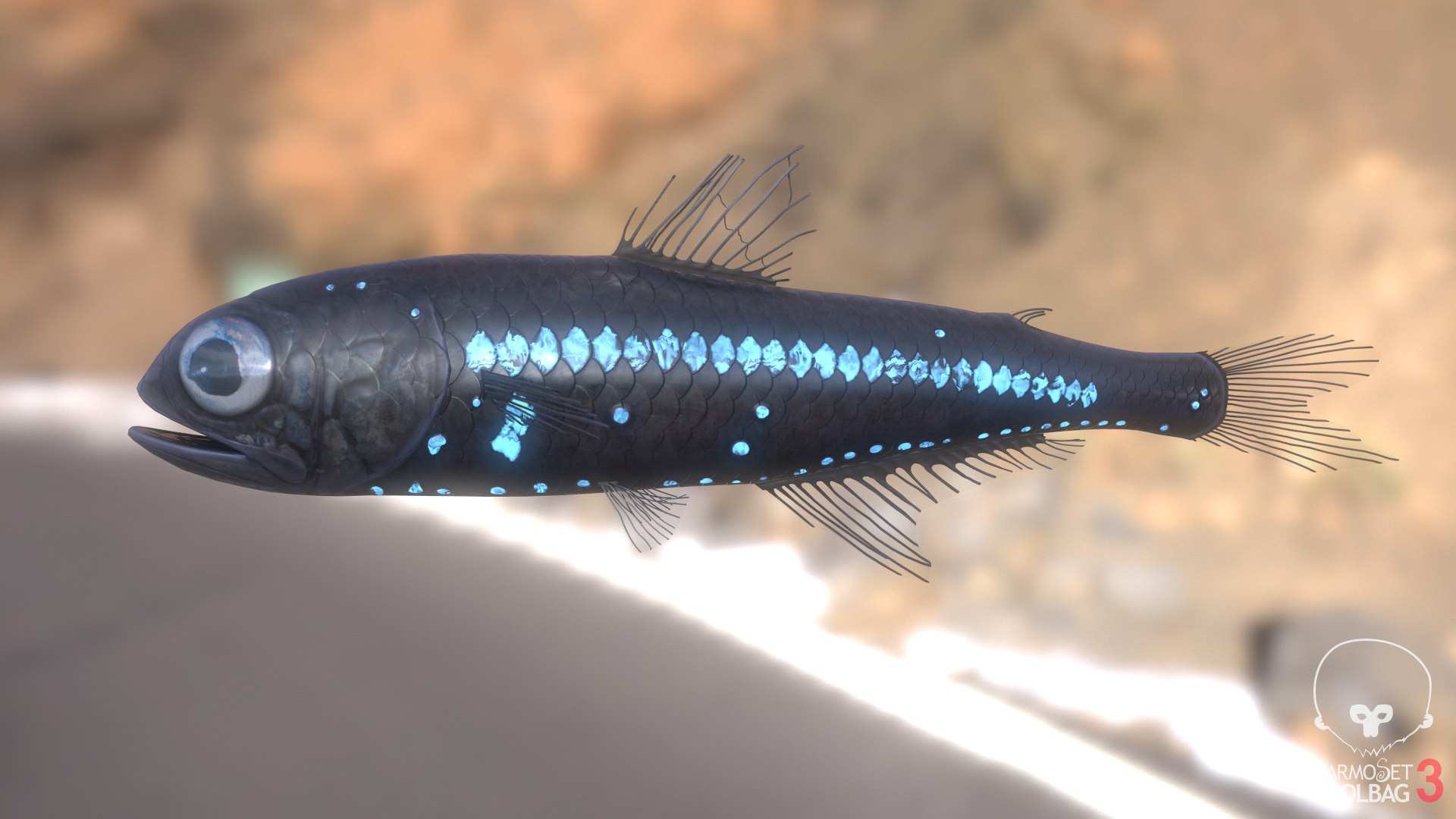 3D Model Lanternfish Pbr - TurboSquid 1463944