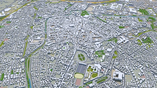 3D model city area building - TurboSquid 1653150