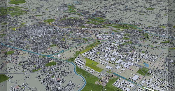 3D model city area building - TurboSquid 1653150