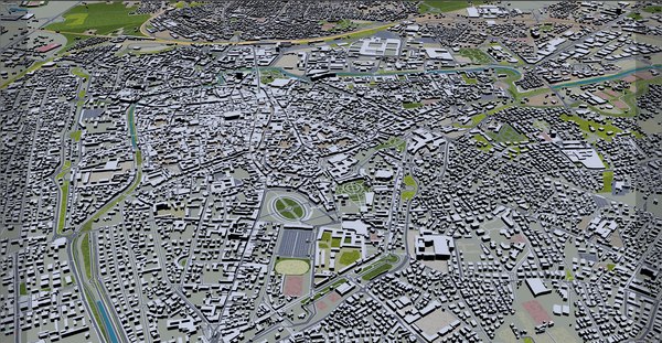 3D model city area building - TurboSquid 1653150