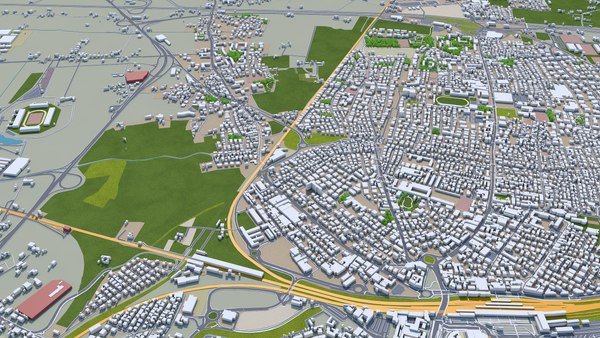 3D model city area building - TurboSquid 1653150