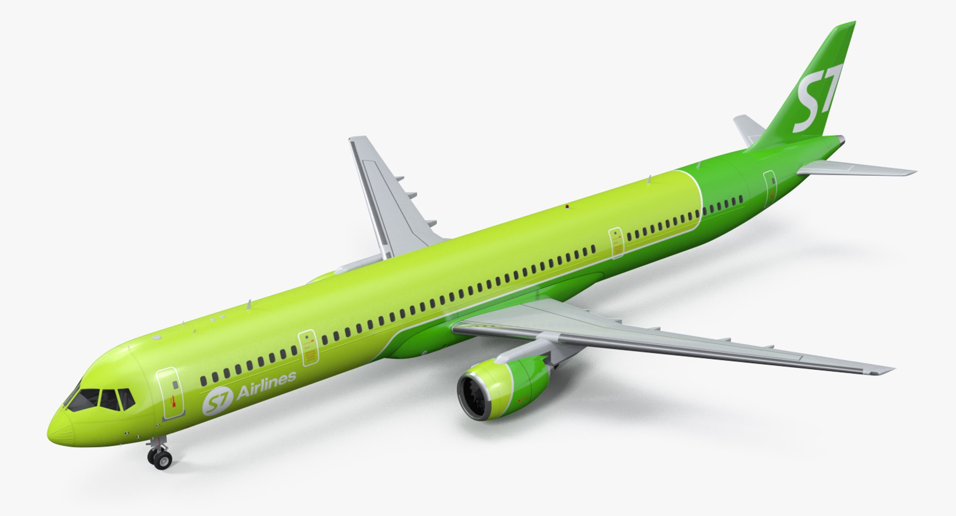 Mc 21 S7 Airlines 3D - TurboSquid 1394283