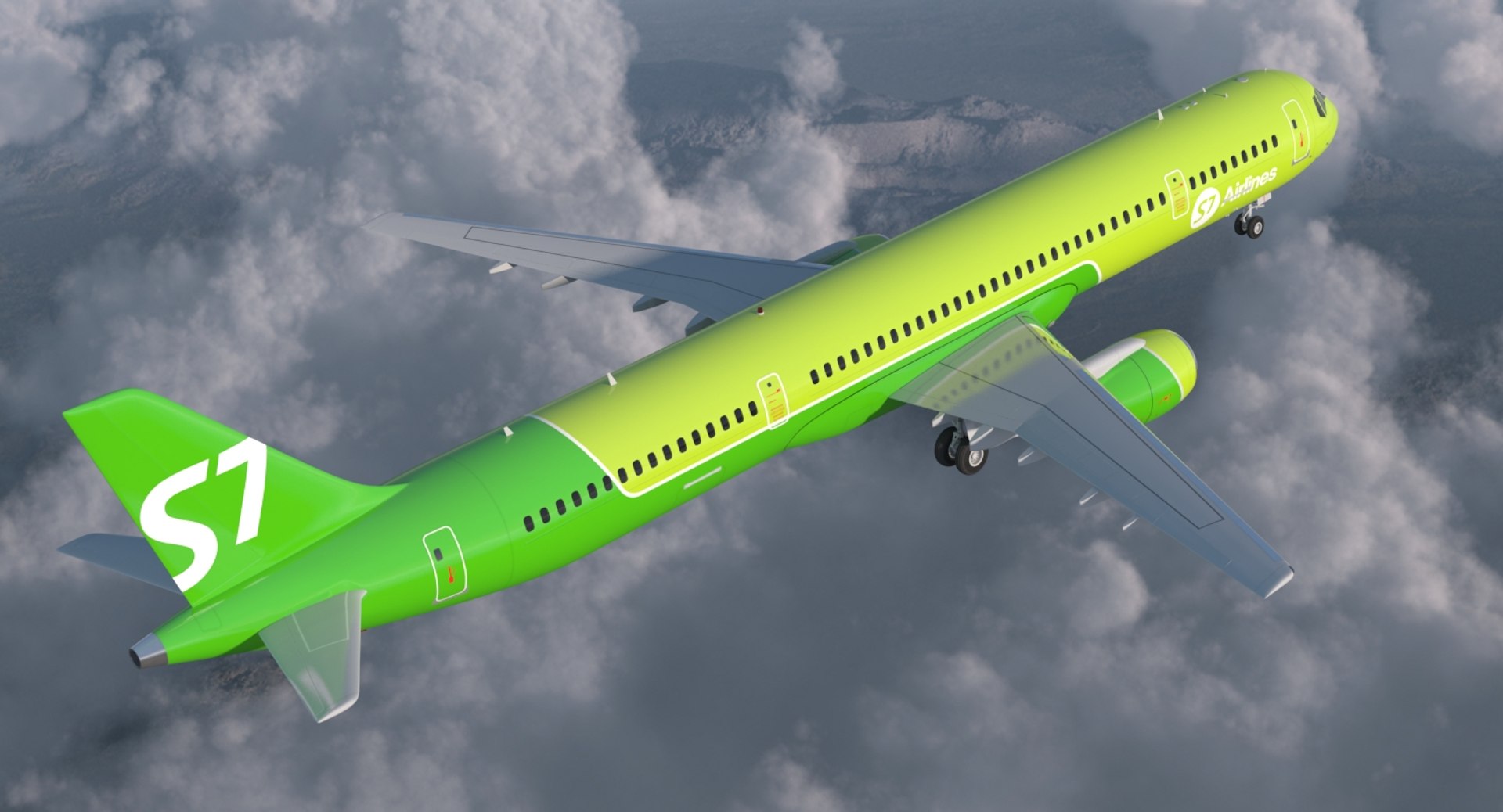 Mc 21 S7 Airlines 3D - TurboSquid 1394283