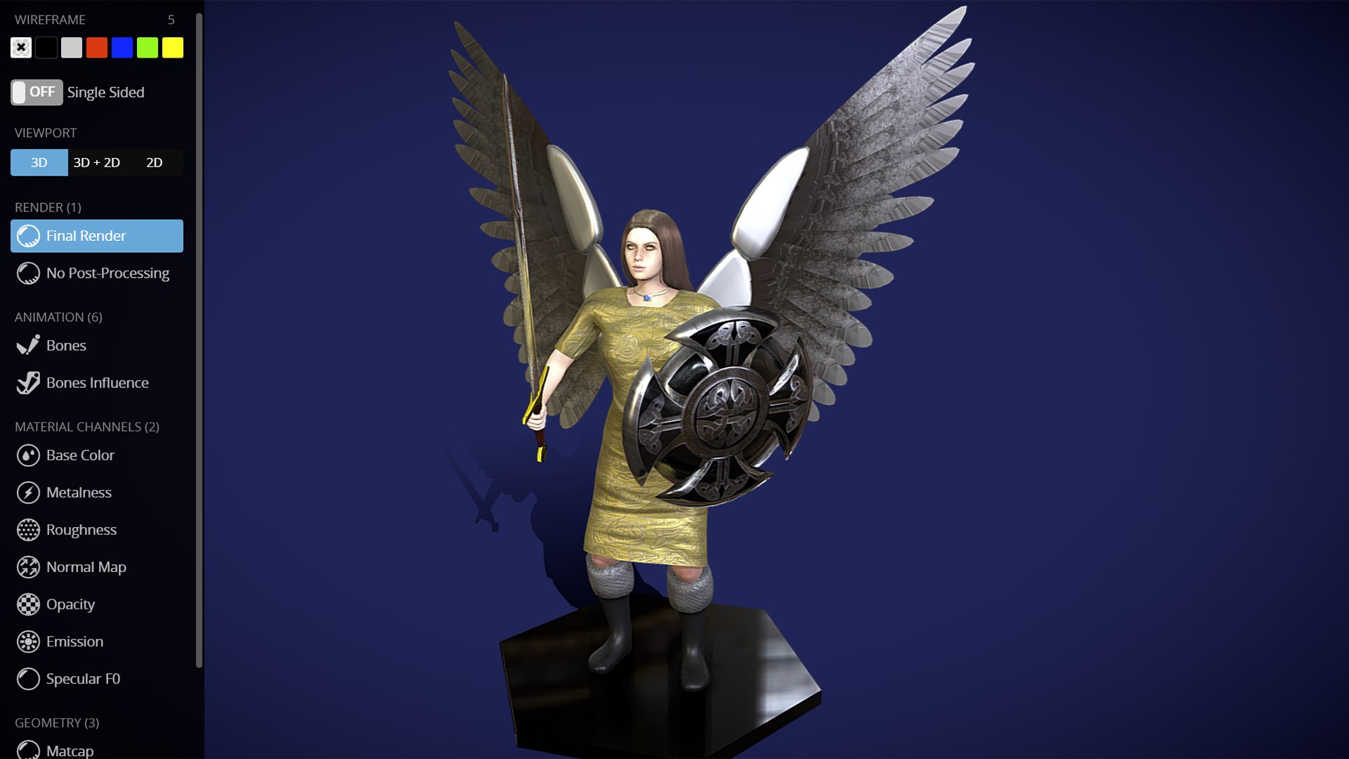 Angel Knight 3D Model - TurboSquid 1629323