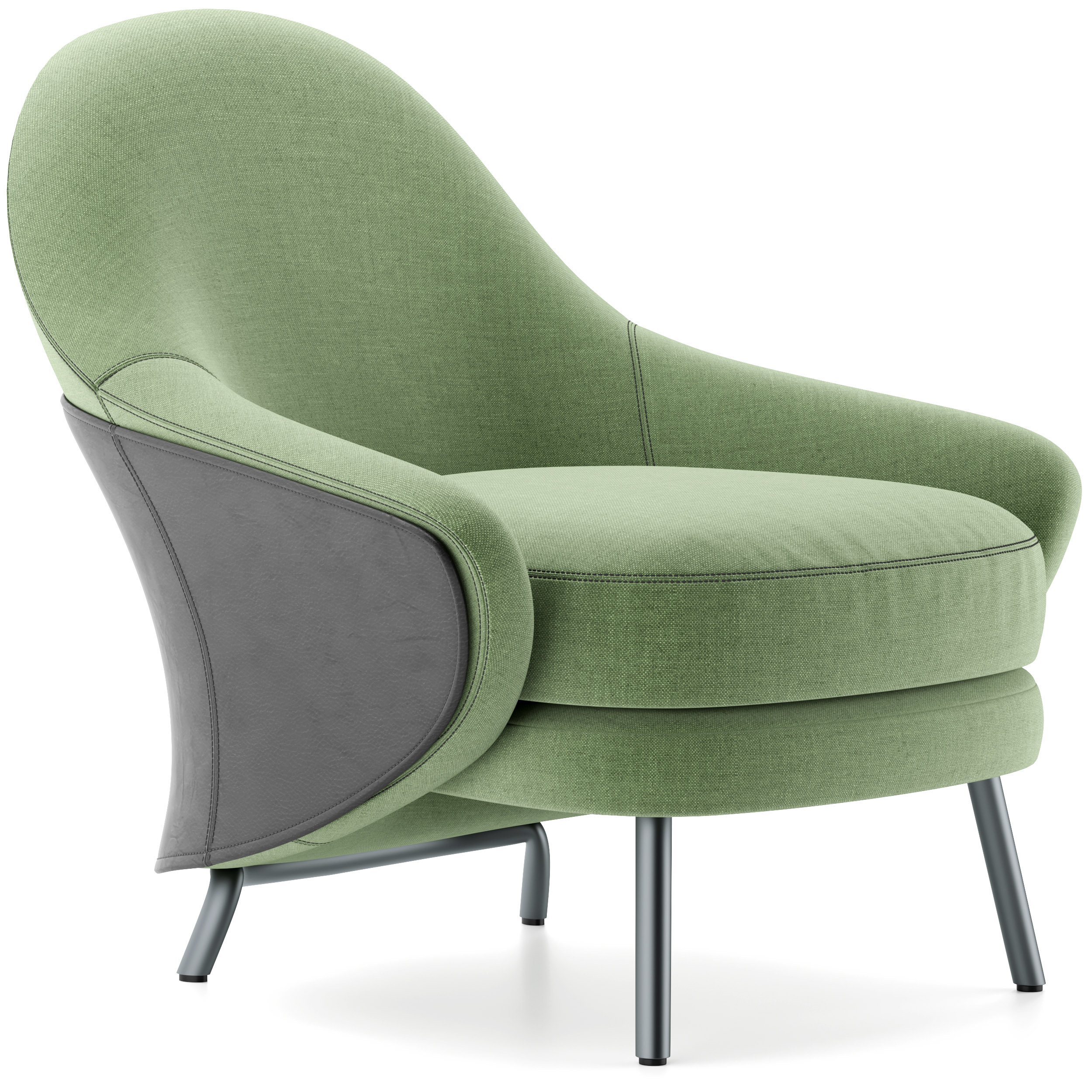 3D Minotti Angie armchair - TurboSquid 1862355