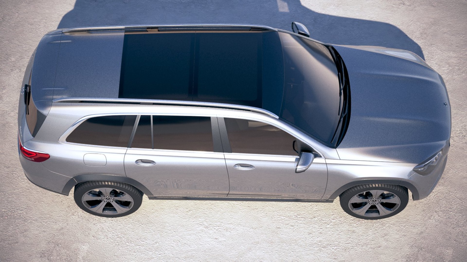 3D Mercedes-benz Gls Basic - TurboSquid 1426173