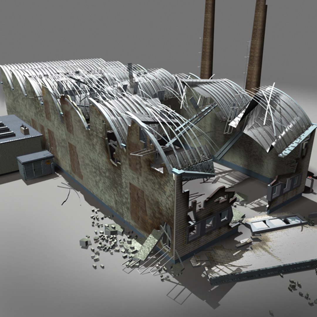 Destroyed Factory Ruin Max