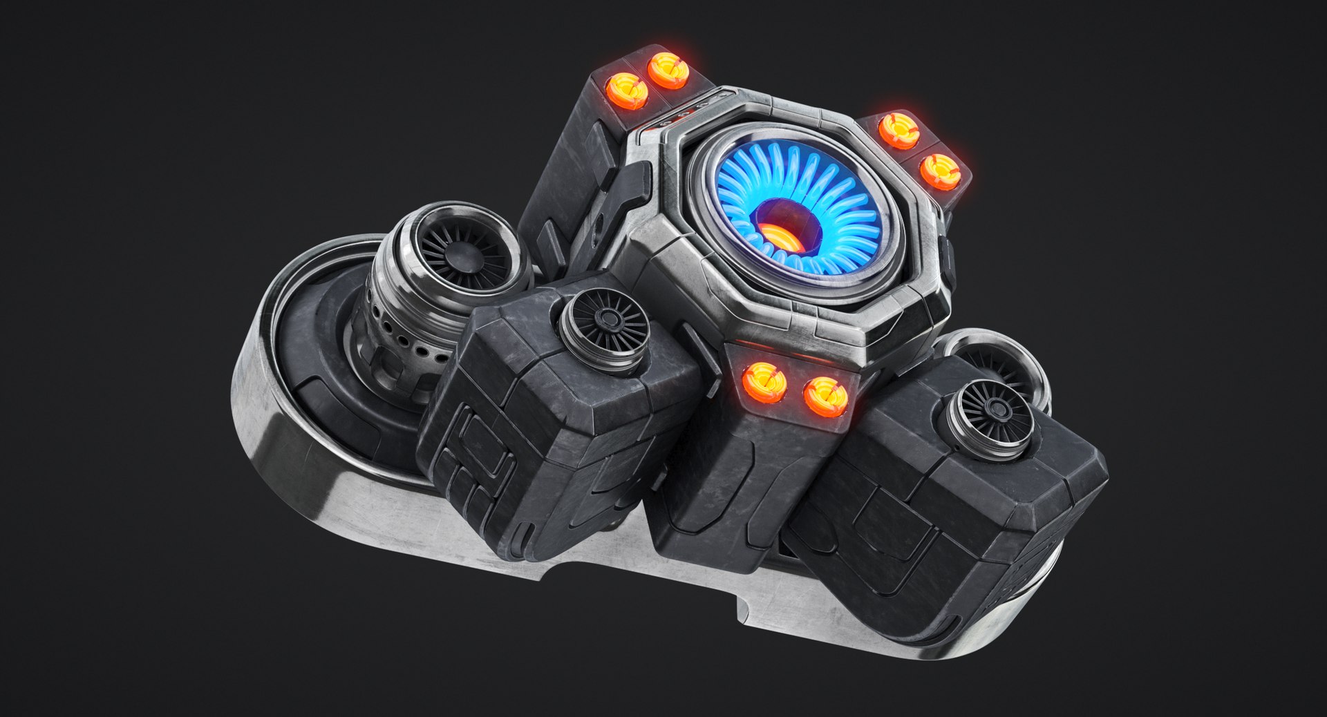 3D Sci-fi Engine Model - TurboSquid 1225039