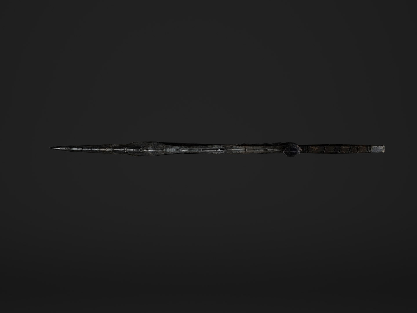 Sword Metal Black 3D Model - TurboSquid 1424717