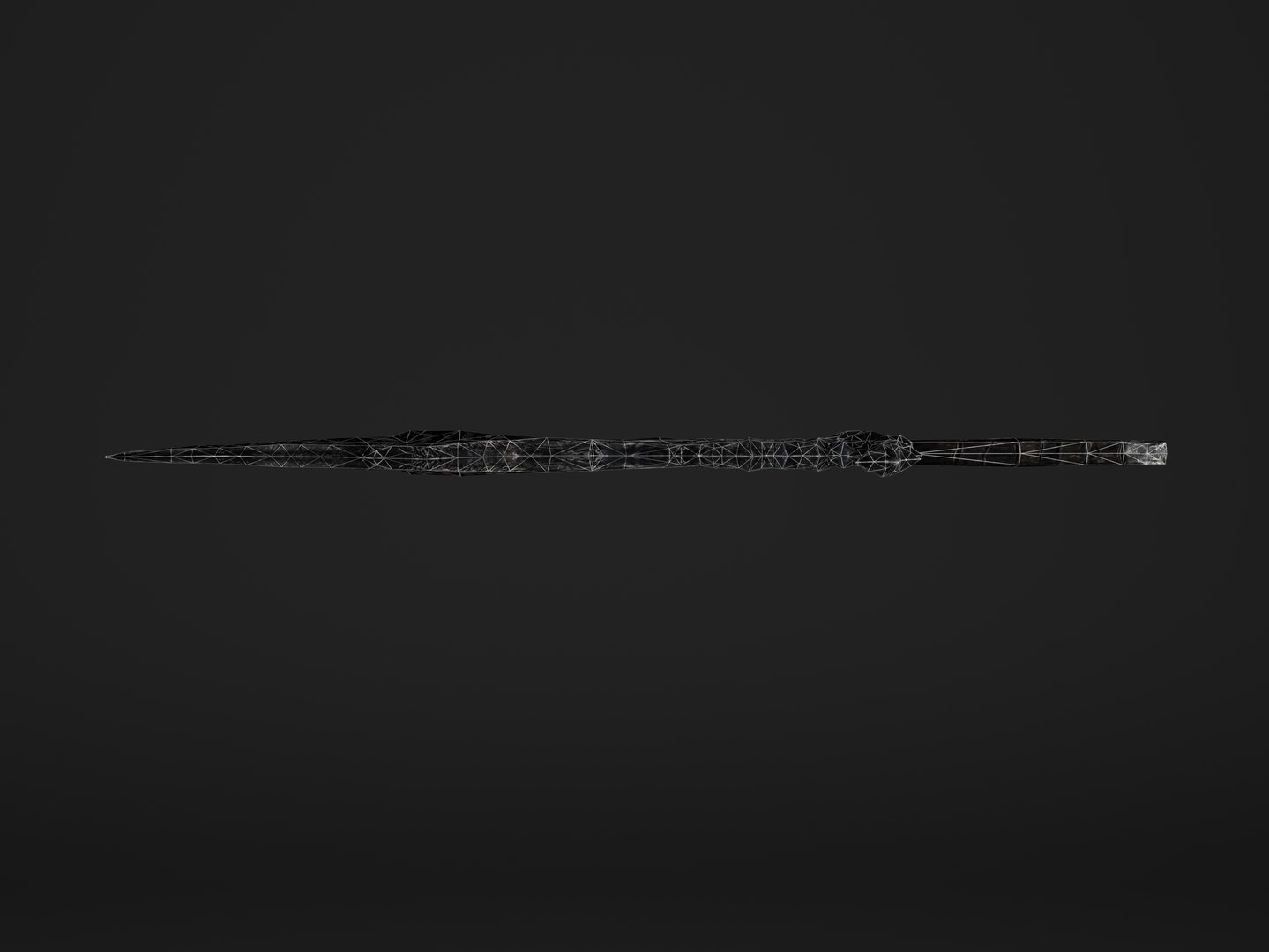 Sword Metal Black 3D Model - TurboSquid 1424717