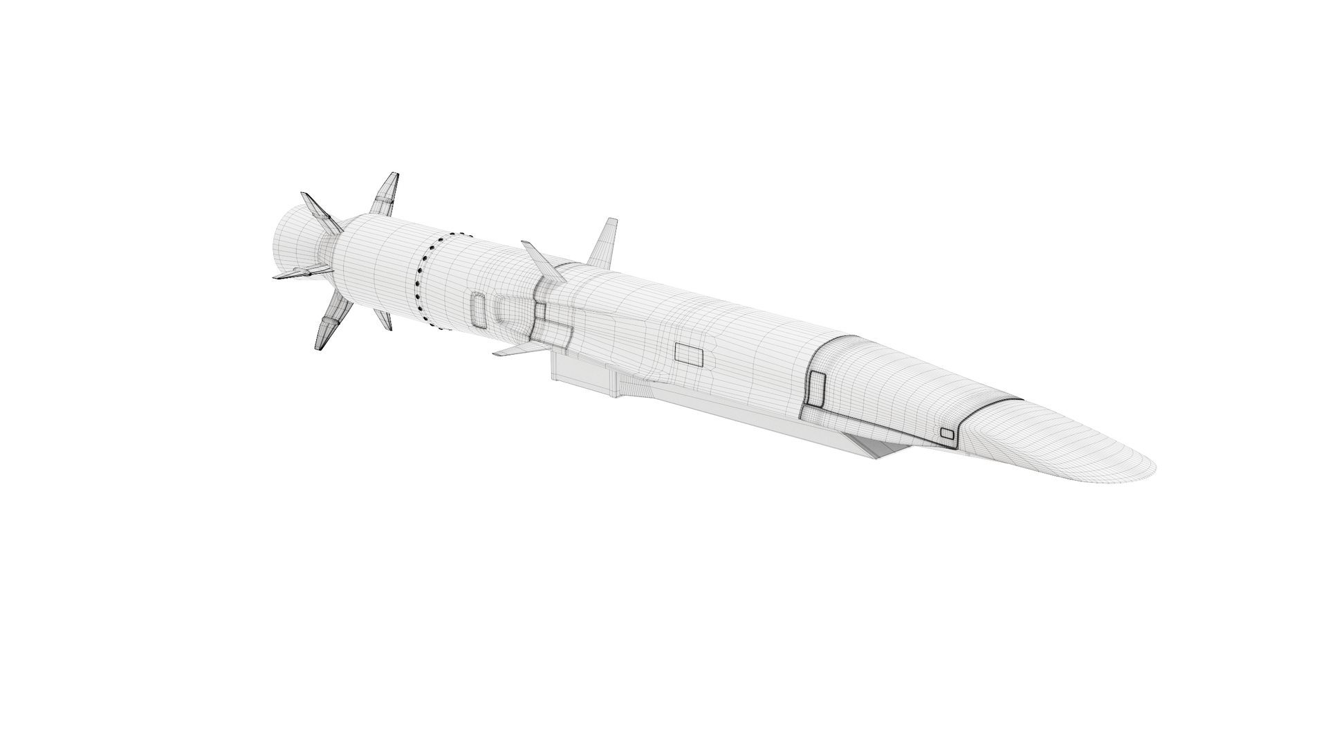Zircon 3M22 Hypersonic Missile 3D - TurboSquid 1775319