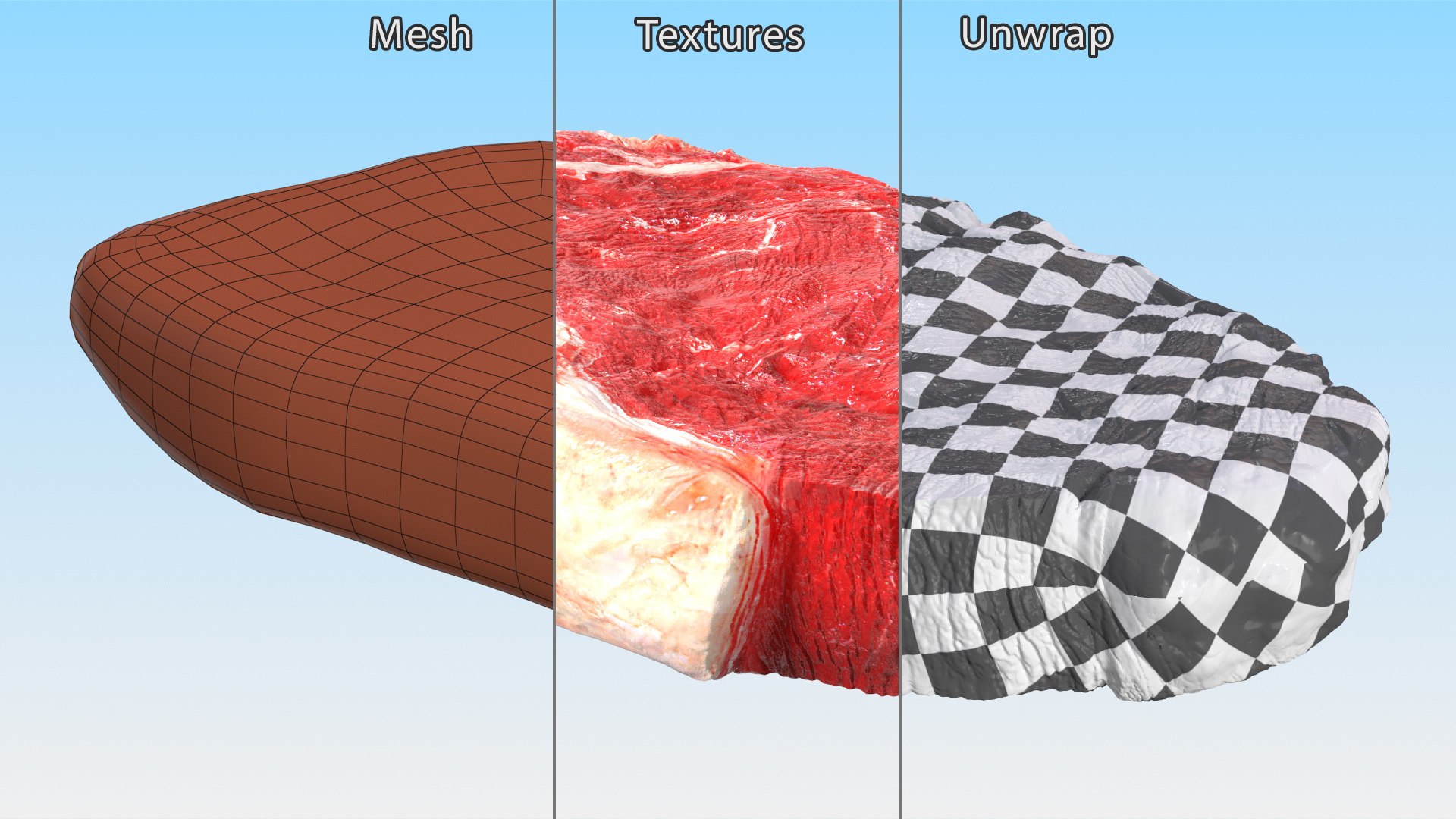 3D Meat Slice Fresh - TurboSquid 1947480