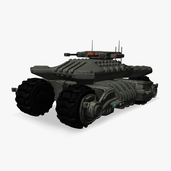 Scifi Futuristic combat vehicle 3D model - TurboSquid 2021822