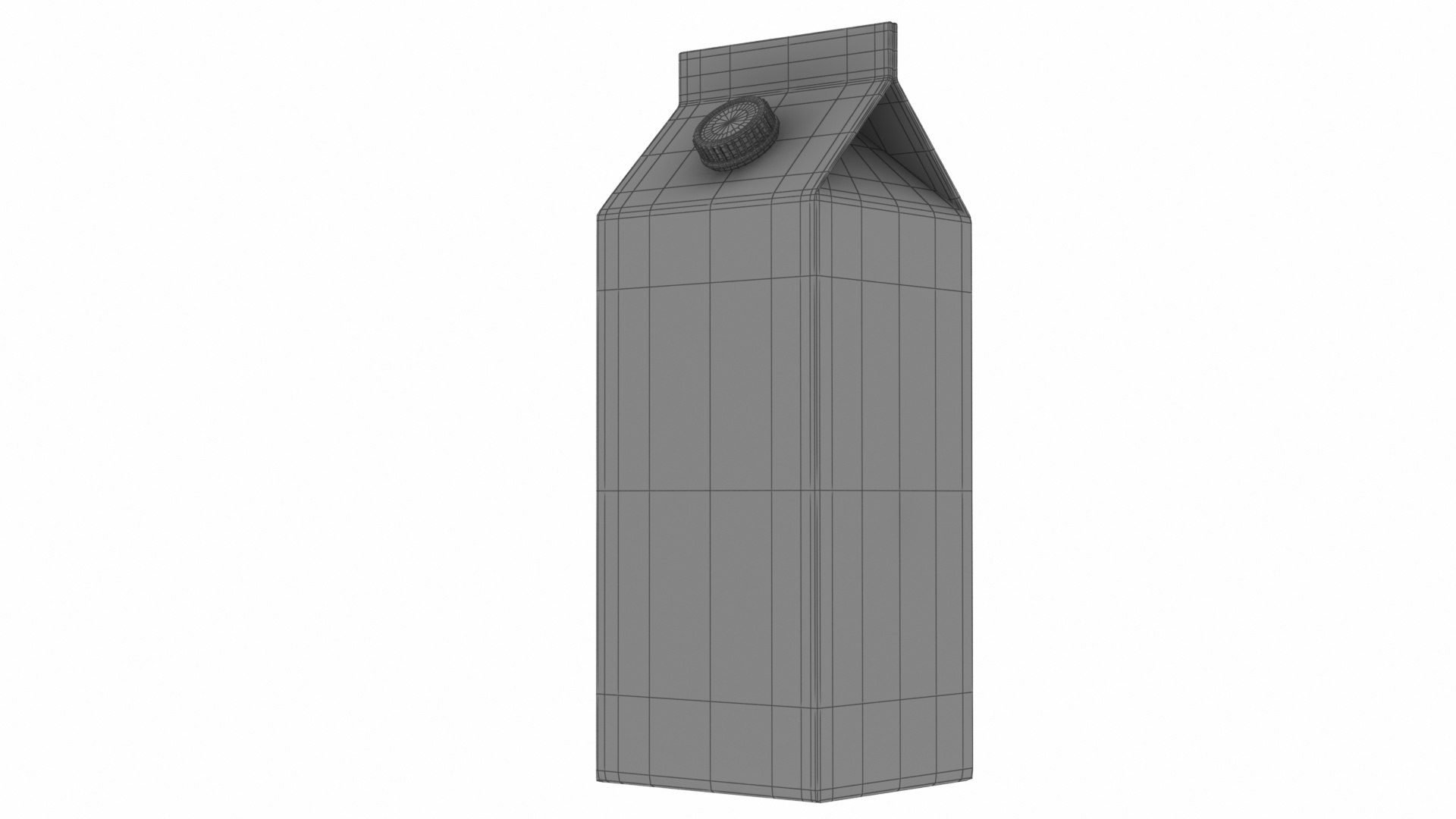 3D Milk Carton Box 1 Model - TurboSquid 2043763