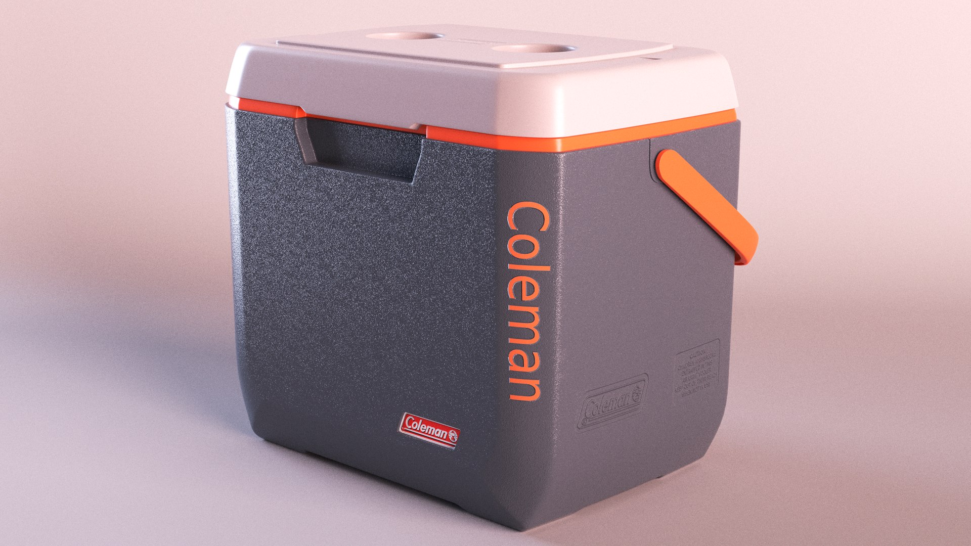 Coleman Cool Box 28 QT Gray Rigged 3D - TurboSquid 2108446