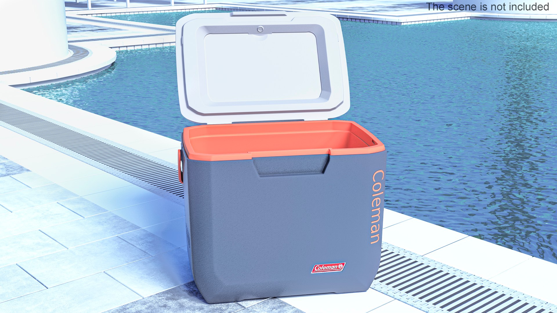 Coleman Cool Box 28 QT Gray Rigged 3D - TurboSquid 2108446