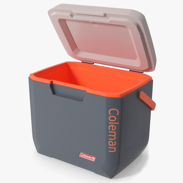 modelo 3d Coleman Cool Box 28 QT Gray Rigged - TurboSquid 2108446