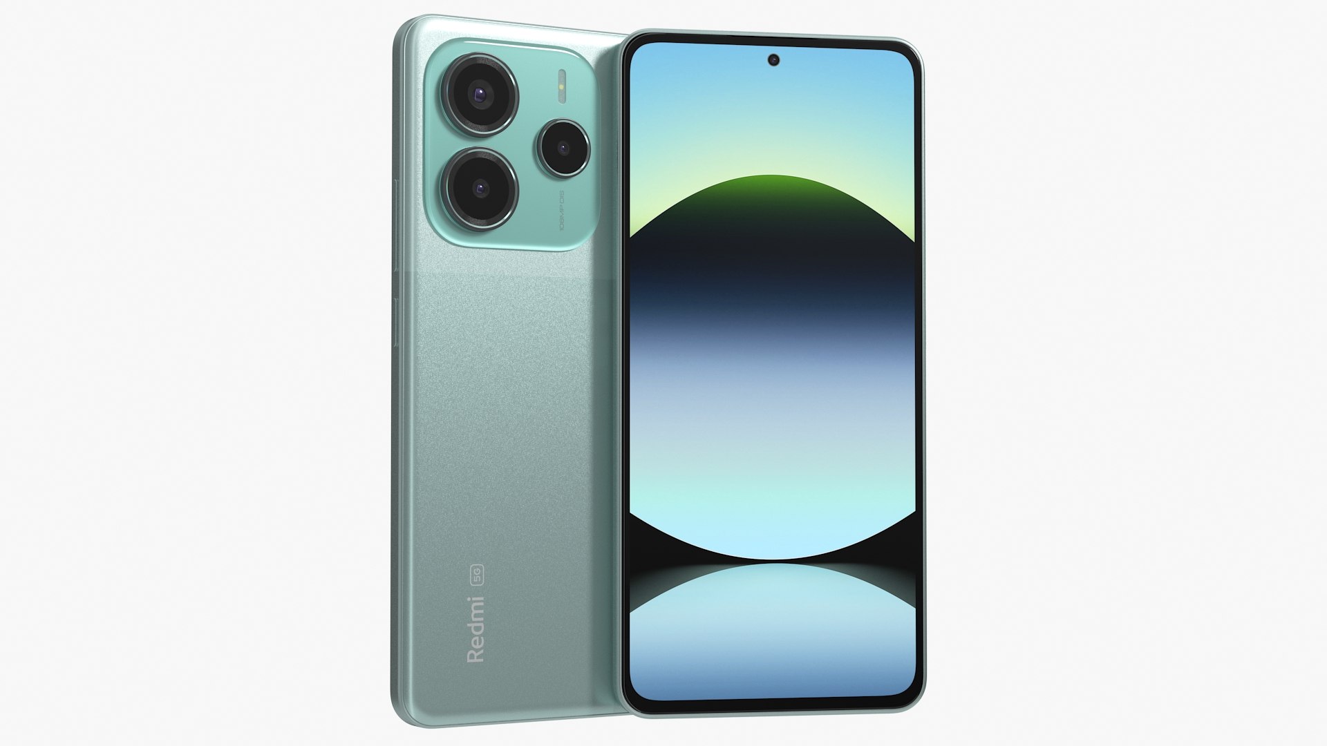 3D Xiaomi Redmi Note 14 5G Green - TurboSquid 2339240