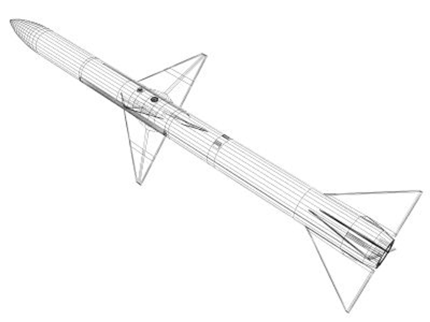 3dsmax Aim-7f Sparrow