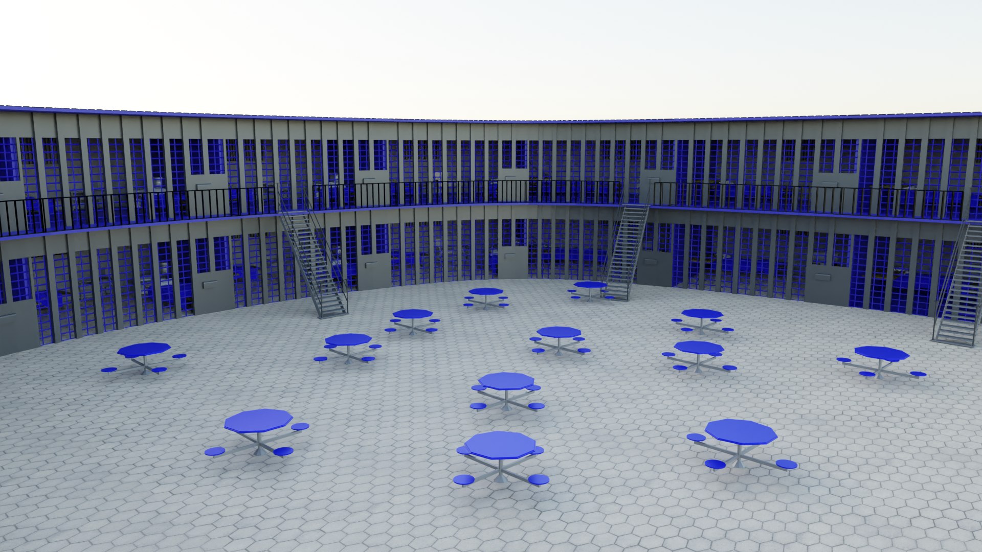 Prison Interior 3D Model - TurboSquid 2157303