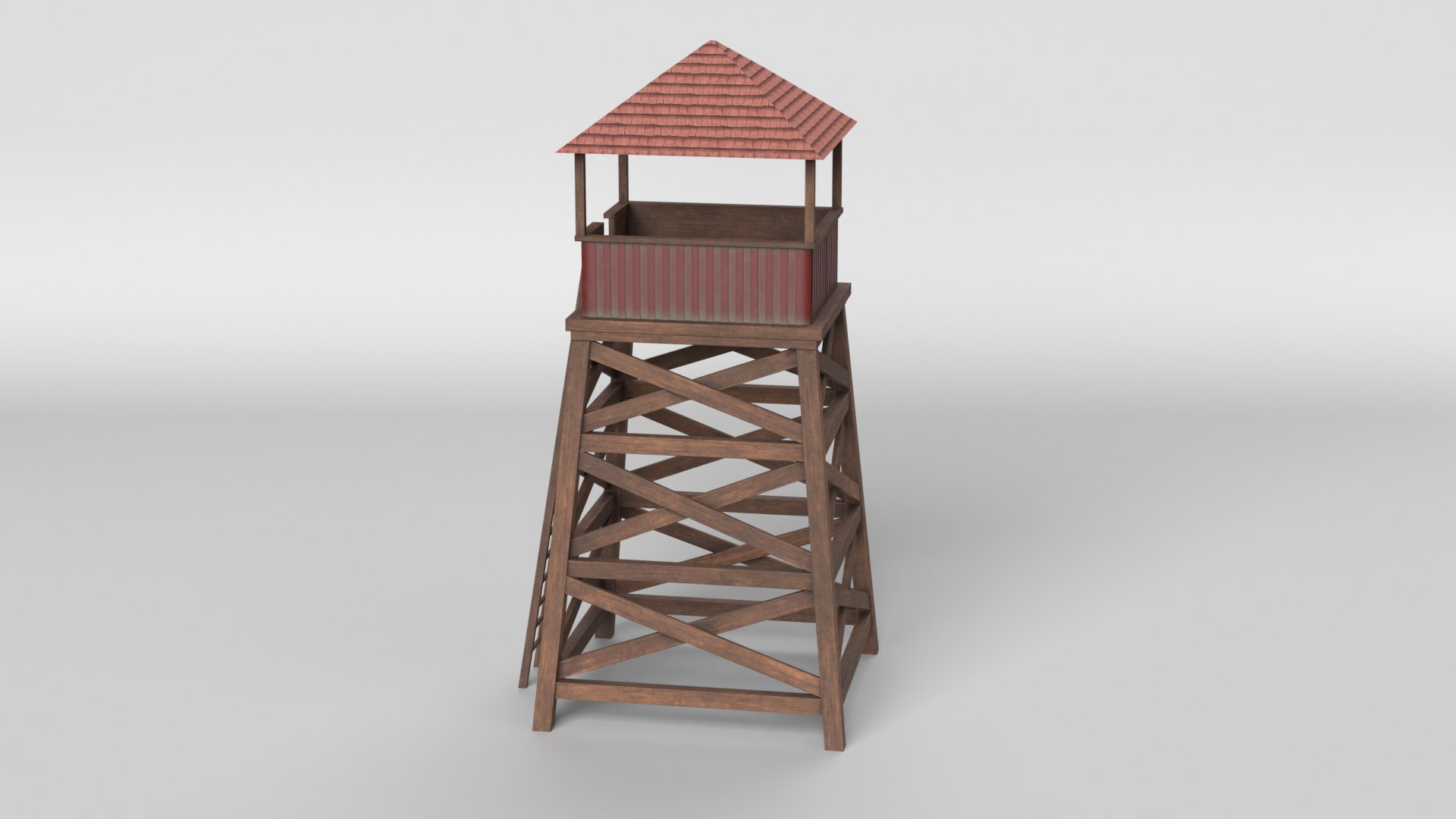 3D Watch Tower - TurboSquid 1617700